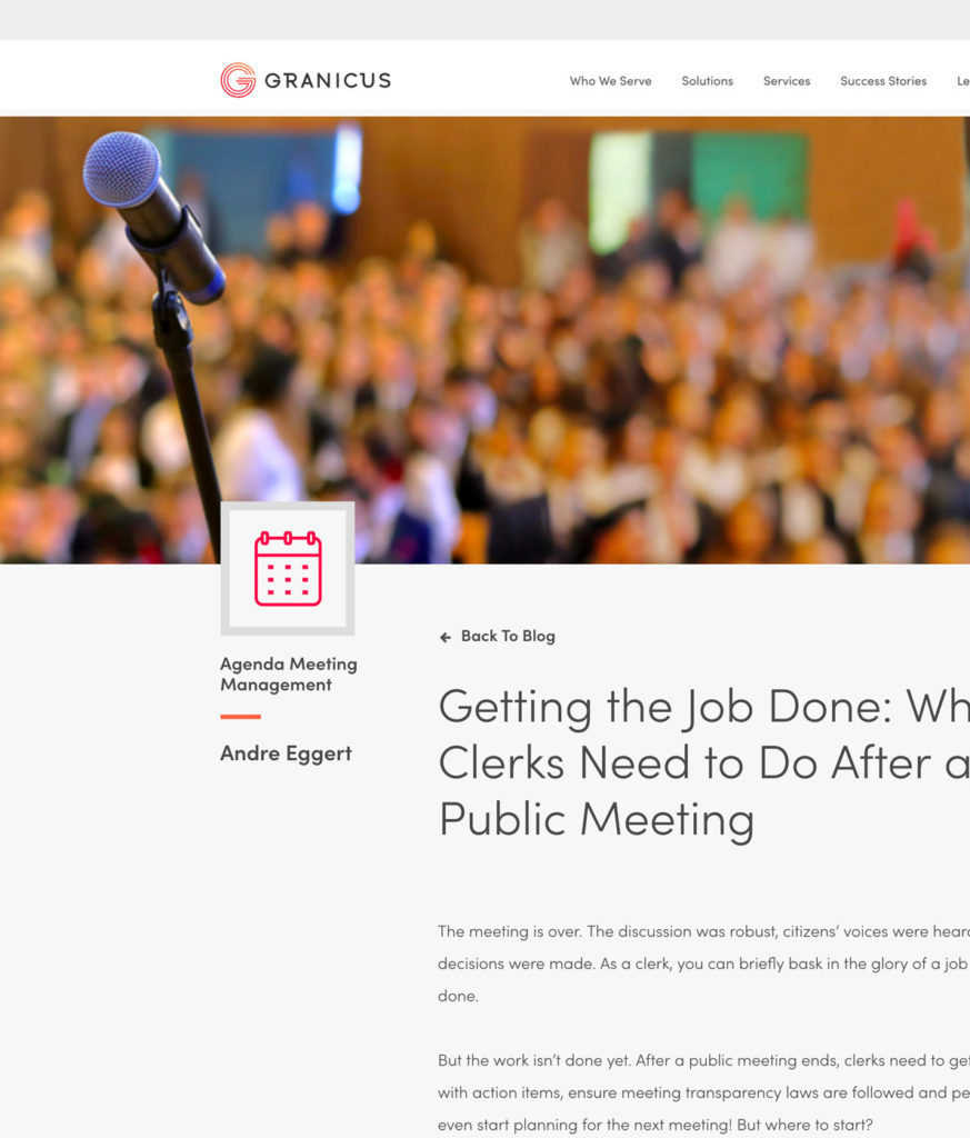 Granicus Project Case Study – Peaktwo